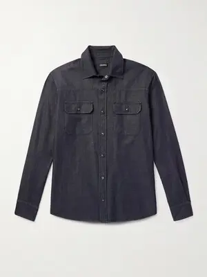 Men's Cotton Linen Twill Shirts