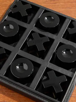 Smythson Textured-leather Noughts And Crosses Set