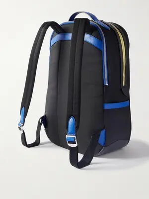 Smythson Norton Leather-trimmed Econyl® Backpack