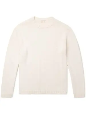 Massimo Alba Leo Cotton And Silk-blend Sweater