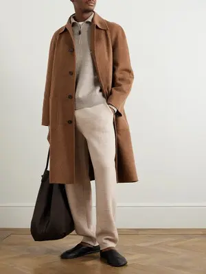 Loro Piana Linen And Cashmere-blend Zip-up Sweater