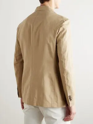 SLOWEAR Venezia 1951 Cotton And Linen-blend Canvas Overshirt