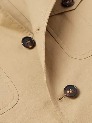 SLOWEAR Venezia 1951 Cotton And Linen-blend Canvas Overshirt