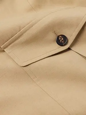 SLOWEAR Venezia 1951 Cotton And Linen-blend Canvas Overshirt