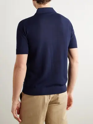 SLOWEAR Zanone Slim-fit Cotton Polo Shirt