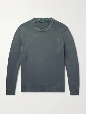 SLOWEAR Zanone Slim-fit Cotton Sweater
