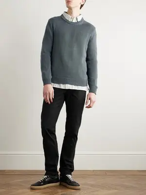 SLOWEAR Zanone Slim-fit Cotton Sweater