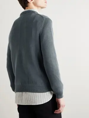 SLOWEAR Zanone Slim-fit Cotton Sweater