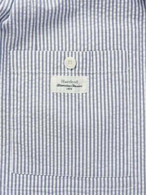 Hartford Striped Cotton-seersucker Blazer