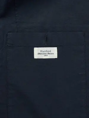 Hartford Jonny Unstructured Stretch-cotton Suit Jacket