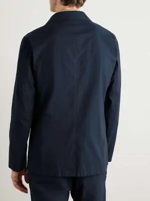 Hartford Jonny Unstructured Stretch-cotton Suit Jacket