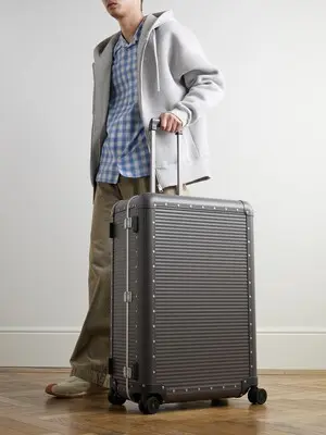 FPM MILANO Bank Spinner 76cm Leather-trimmed Polycarbonate Suitcase