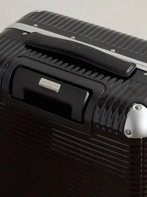 FPM MILANO Bank Light 55cm Leather-trimmed Polycarbonate Spinner Suitcase
