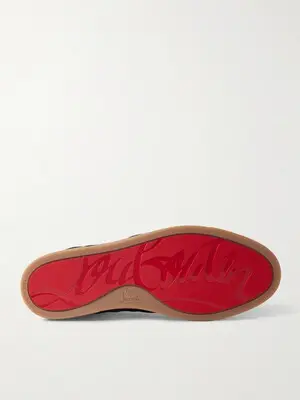 CHRISTIAN LOUBOUTIN Tutti Rui Perforated Suede Sneakers