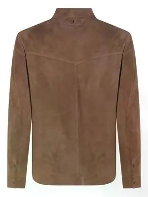 SALVATORE SANTORO Suede Shirt Jacket