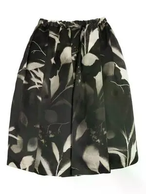 Comme Des Garçons Printed Midi Skirt