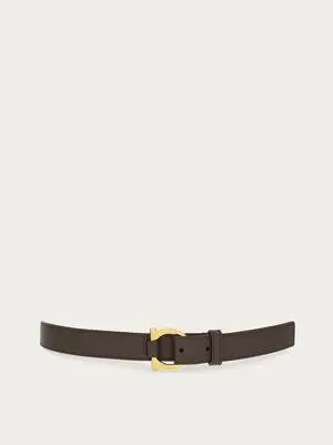 FERRAGAMO Gancini Belt Brown
