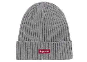 Supreme Overdyed Beanie - Metallic Silver