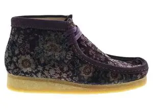 Clarks Originals Wallabee Boot Velvet Carpet Pattern