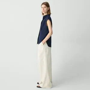Theory Double Pleat Denim Pant