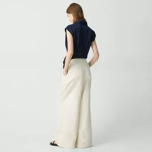 Theory Double Pleat Denim Pant