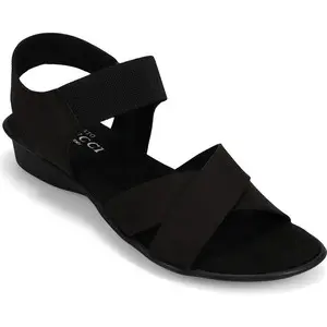 Sesto Meucci Euna Wedge Sandal - Black
