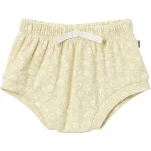MODERN MOMENTS™ BY GERBER Coordinating Bodysuits & Shorts Set 4-pack - Dusty Yellow Floral/lt Rose