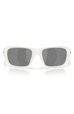 Oakley 60mm Prizm™ Rectangular Sunglasses - Matte Vapor / Prizm Black