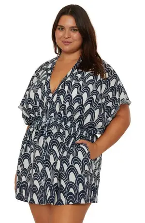 Trina Turk Arches Cotton Cover-up Tunic