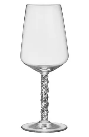 ORREFORS Carat Set Of 2 Crystal Wine Glasses - Clear