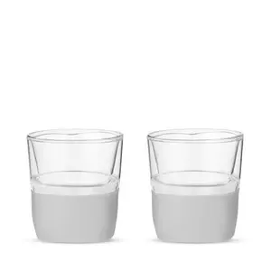 HOST Glass Freeze Whiskey Cooling Cup Set Of 2