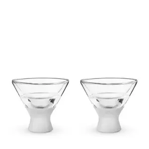 HOST Glass Freeze Martini Cooling Cup Set Of 2