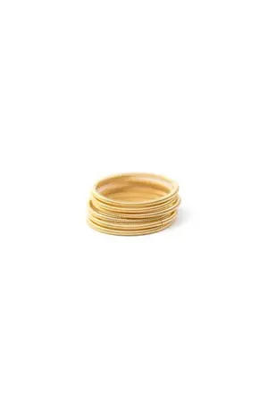EMERSON & OLIVER Emerson & Oliver Dia Rings Set Gold