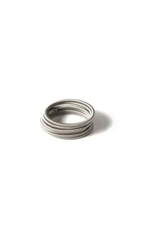EMERSON & OLIVER Emerson & Oliver Dia Rings Set Stainless Steel