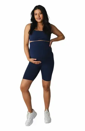 VITALITY Cloud Ii Ii Maternity Biker Short - Sapphire