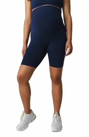 VITALITY Cloud Ii Ii Maternity Biker Short - Sapphire