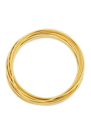 EMERSON & OLIVER Dia Gold Plated Bracelets - Set Of 10