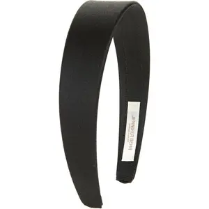 JENNIFER BEHR Lydia Satin Headband - Black