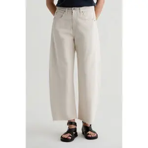 Ag Hattie High-rise Barrel Jeans - Opal Stone