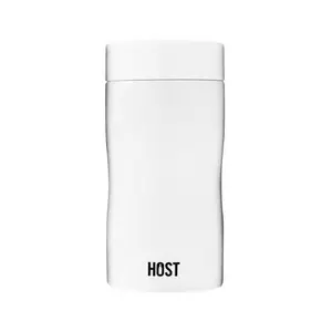 HOST Stay-chill Slim Can Cooler - Pearl White