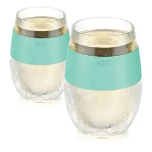 HOST Wine Freeze Cooling Cup Set Of 2 - Mint