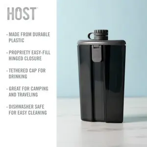 HOST Easy-fill 6 Oz Plastic Flask