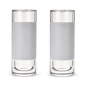 HOST Glass Freeze Highball Cooling Cups Set Of 2