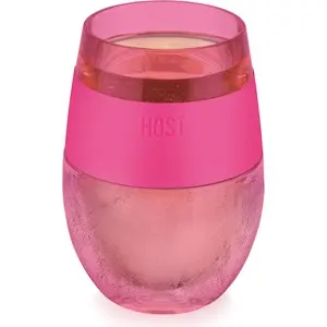 HOST Wine Freeze Cooling Cup Tinted Magenta