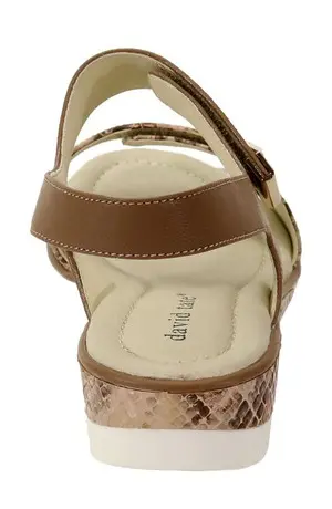DAVID TATE Civic Slingback Sandal - Camel Multi