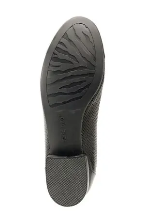 DAVID TATE Newton Cap Toe Flat - Black