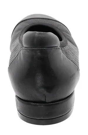 DAVID TATE Newton Cap Toe Flat - Black