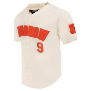 PRO STANDARD Joe Burrow Cincinnati Bengals Triple Tonal Button-up Baseball Jersey
