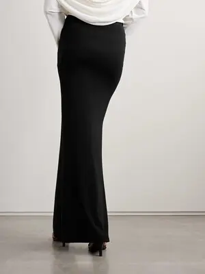 Jacquemus Peplo Draped Maxi Skirt