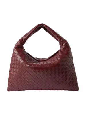 BOTTEGA VENETA Bottega Veneta Hop Small Intrecciato Leather Tote